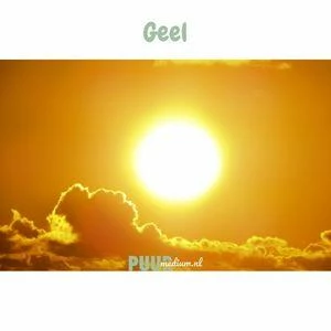 Geel betekenis kleur - Puur Medium